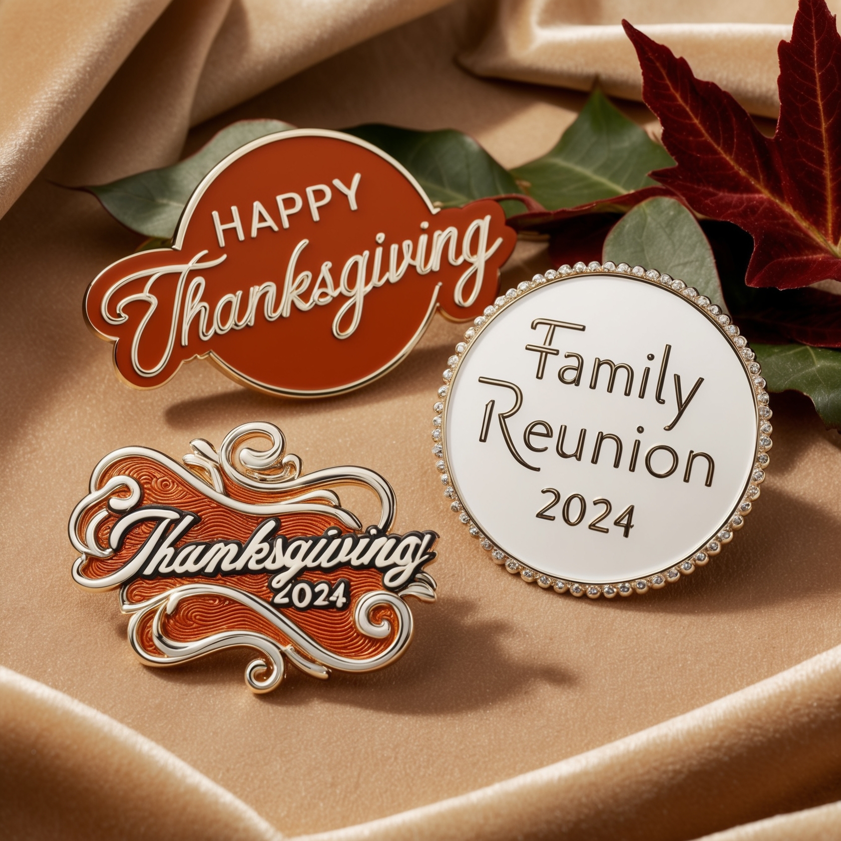 Cherish Family Moments: Custom Thanksgiving Lapel Pins for Reunions ...