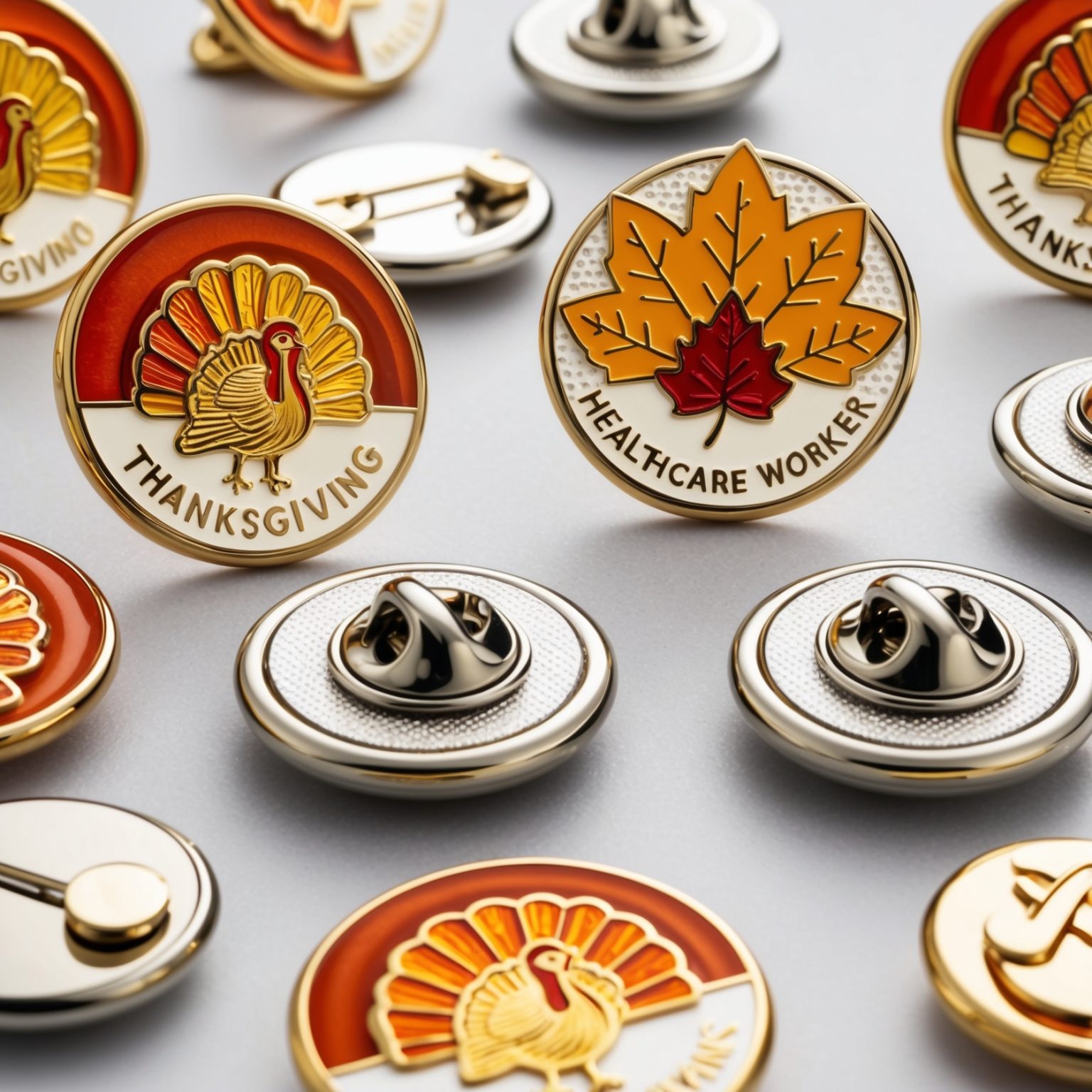Show Appreciation for Healthcare Heroes with Thanksgiving Lapel Pins - Pinoutlet